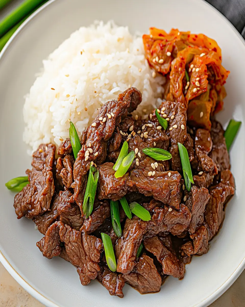 authentic korean beef bulgogi